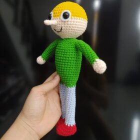 FNF Garrett Plush, FNF Garrett Crochet Toy, FNF Toy, Gift for gamer